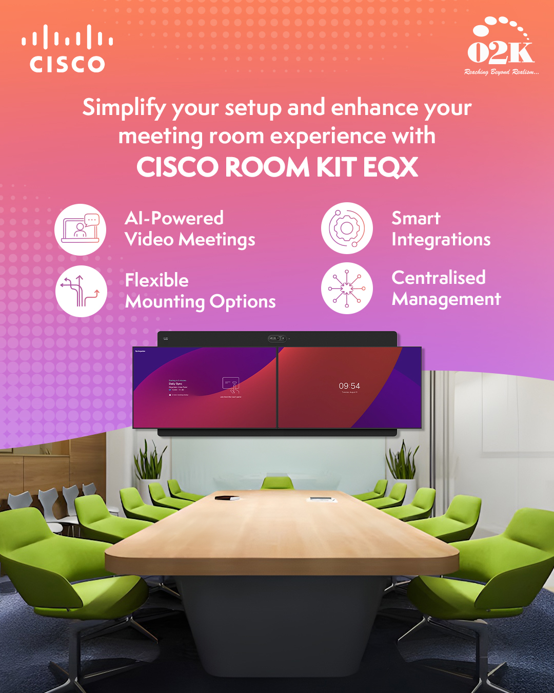 Upgrade Your Hybrid Meetings with Cisco Room Kit EQX | AVIXA Xchange
